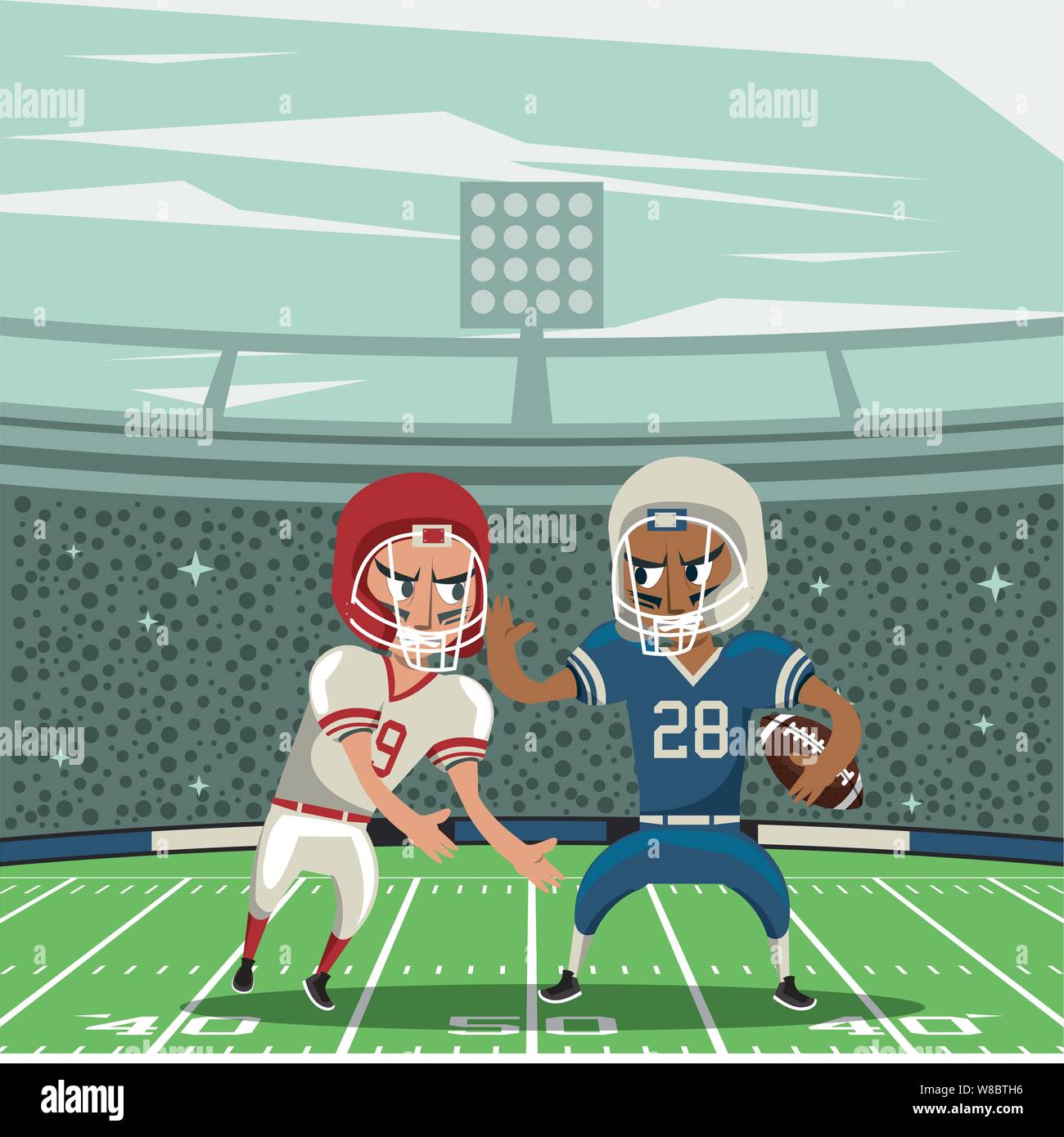 Football sport championship tournament cartoon Stock Vector Image & Art ...