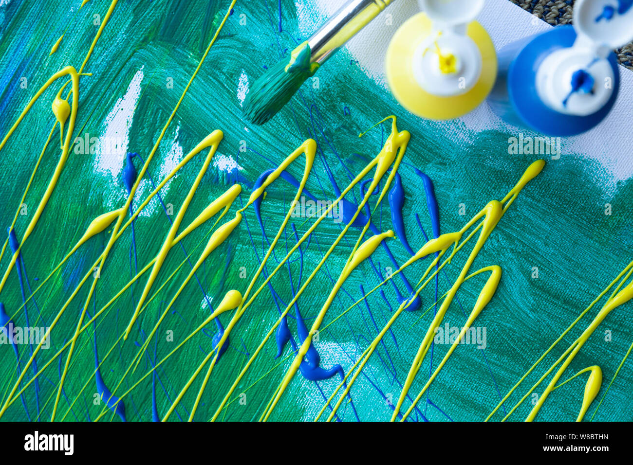 Abstract Painting Background, Creative Paint Wallpaper Backdrop ...