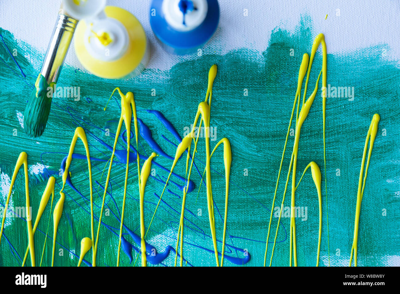 Abstract Painting Background, Creative Paint Wallpaper Backdrop ...