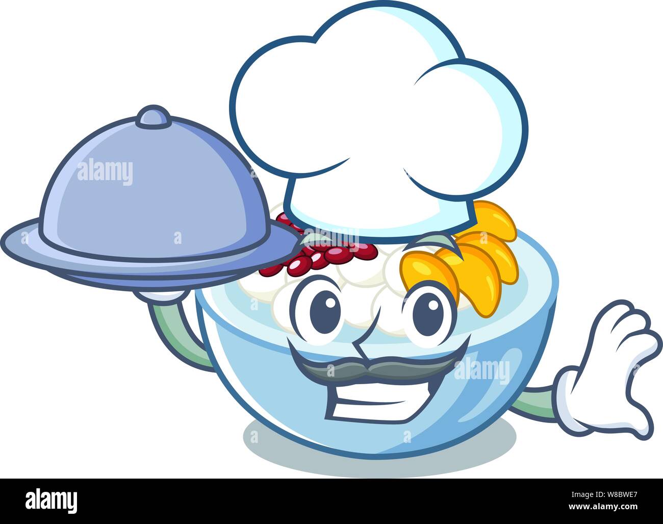 Anmitsu japanese dessert Stock Vector Images - Alamy