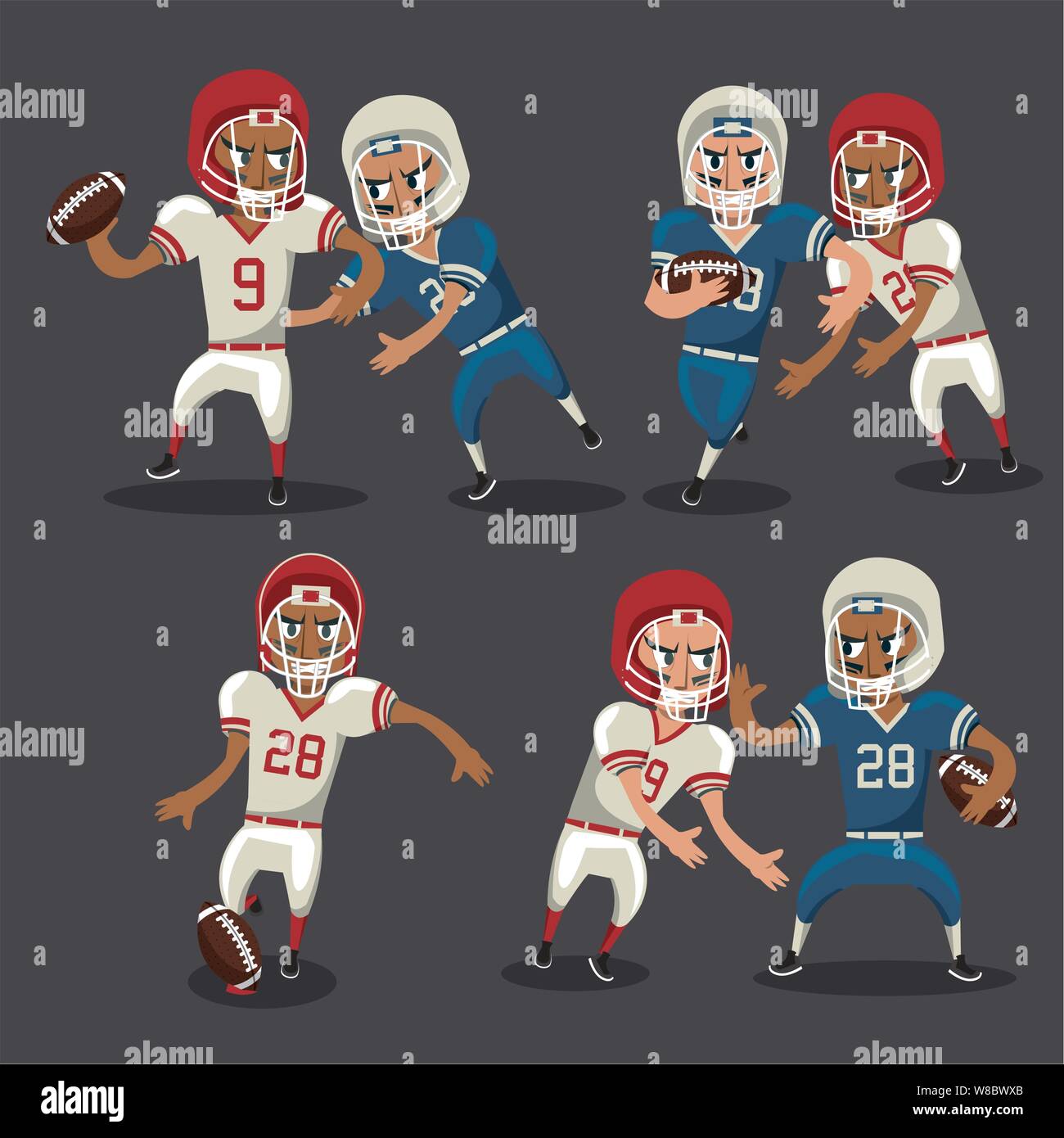 Football sport championship tournament cartoons Stock Vector Image ...