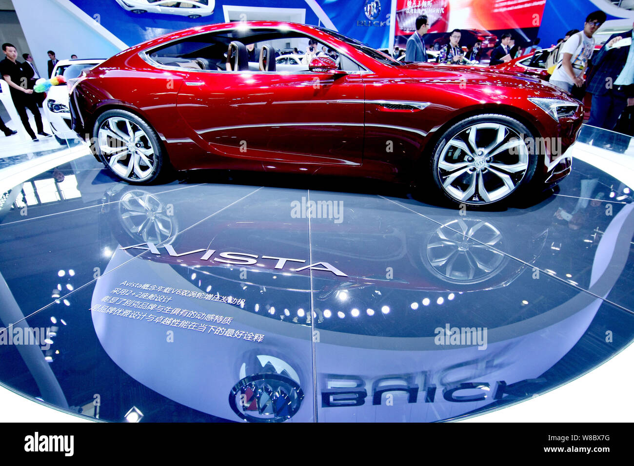 A Buick Avista concept car of General Motors (GM) is on display during ...