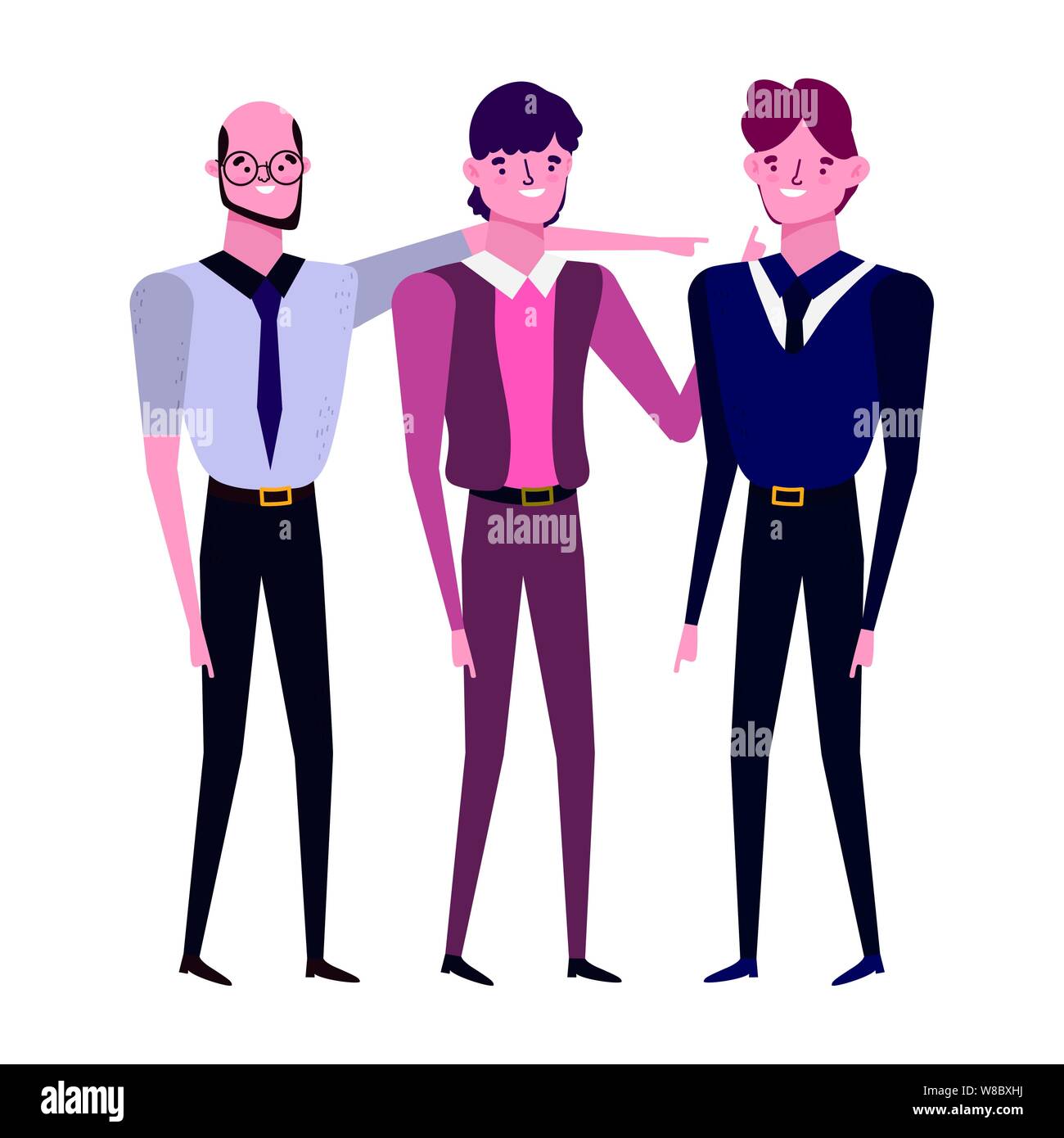 Avatar men design, Boy male person human and attractive theme Vector ...