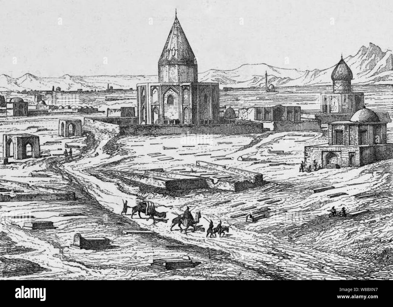 Dervishes Khanqah, Isfahan by Pascal Coste Stock Photo - Alamy