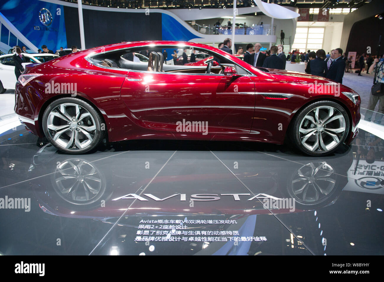 A Buick Avista concept car of General Motors (GM) is on display during ...