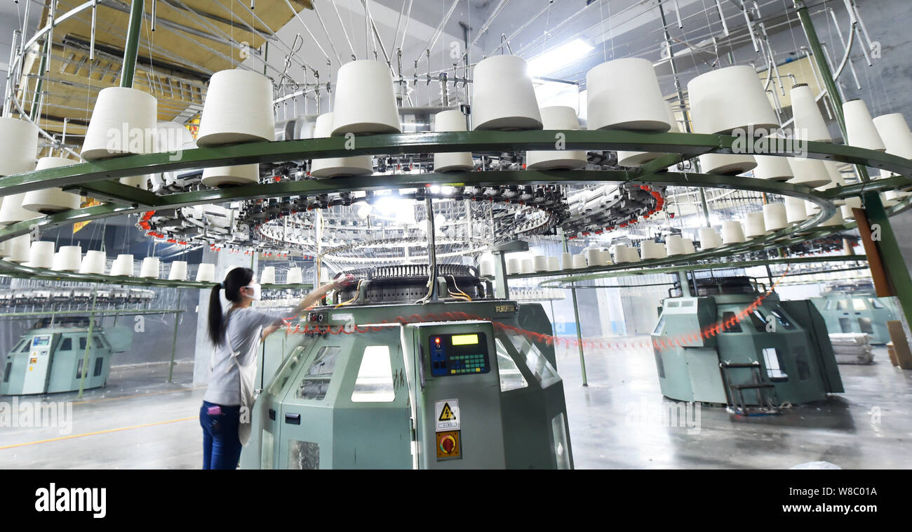 Textile production in china hi-res stock photography and images - Alamy