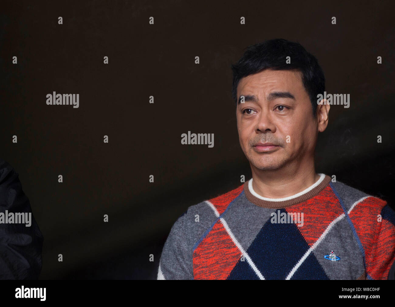 Hong Kong actor Sean Lau attends the worshipping ceremony for the 35th ...