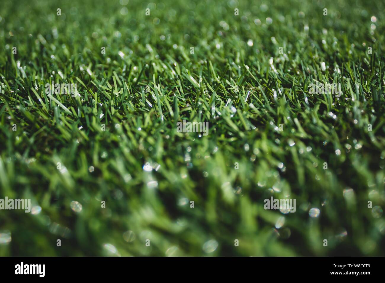 Fake grass football pitch hi-res stock photography and images - Alamy