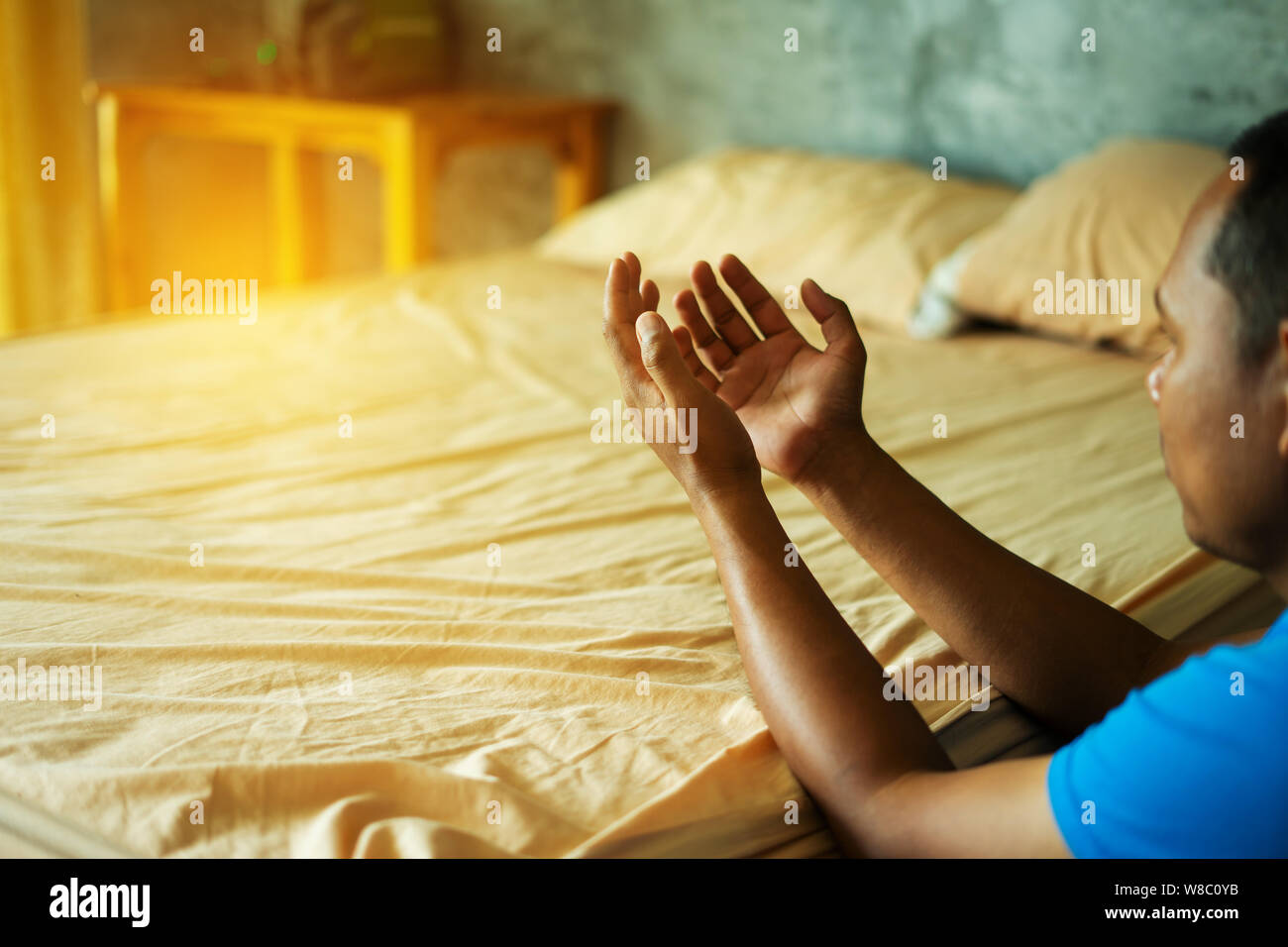 Helping hands of god hi-res stock photography and images - Alamy