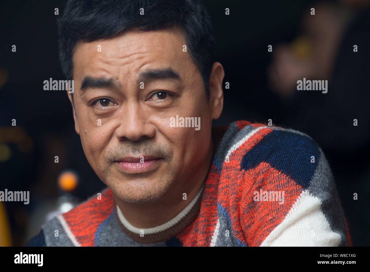 Hong Kong actor Sean Lau attends the worshipping ceremony for the 35th ...
