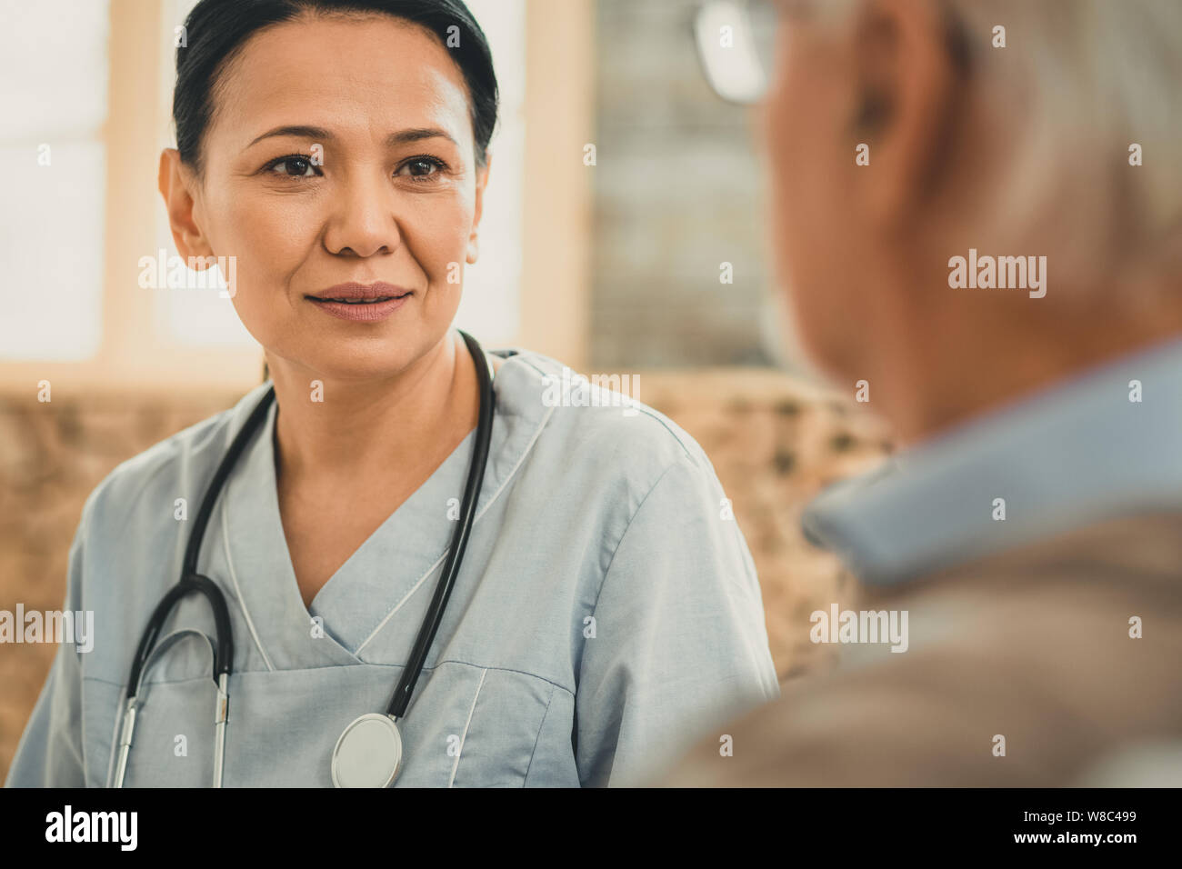 Calm interview hi-res stock photography and images - Alamy