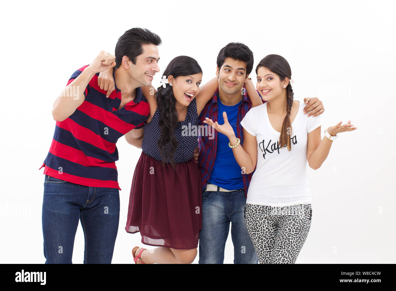 Friends having fun together Stock Photo - Alamy