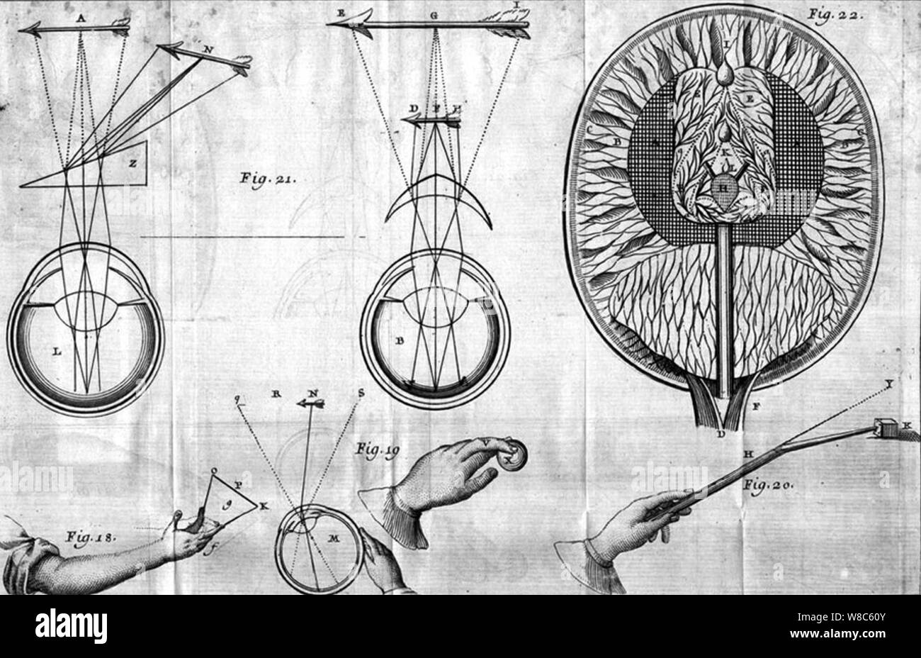 Descartes body physics 2 Stock Photo - Alamy