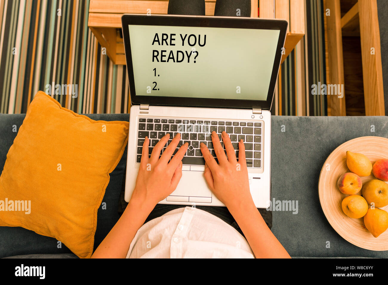 Handwriting text Are You Ready Question. Conceptual photo used telling ...