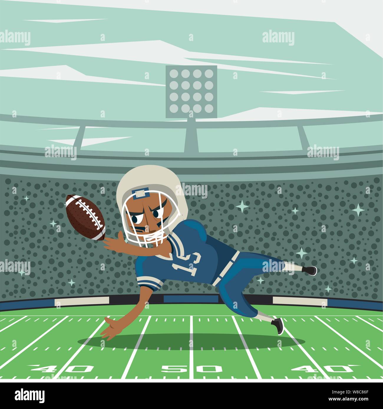 Football sport championship tournament cartoon Stock Vector Image & Art ...