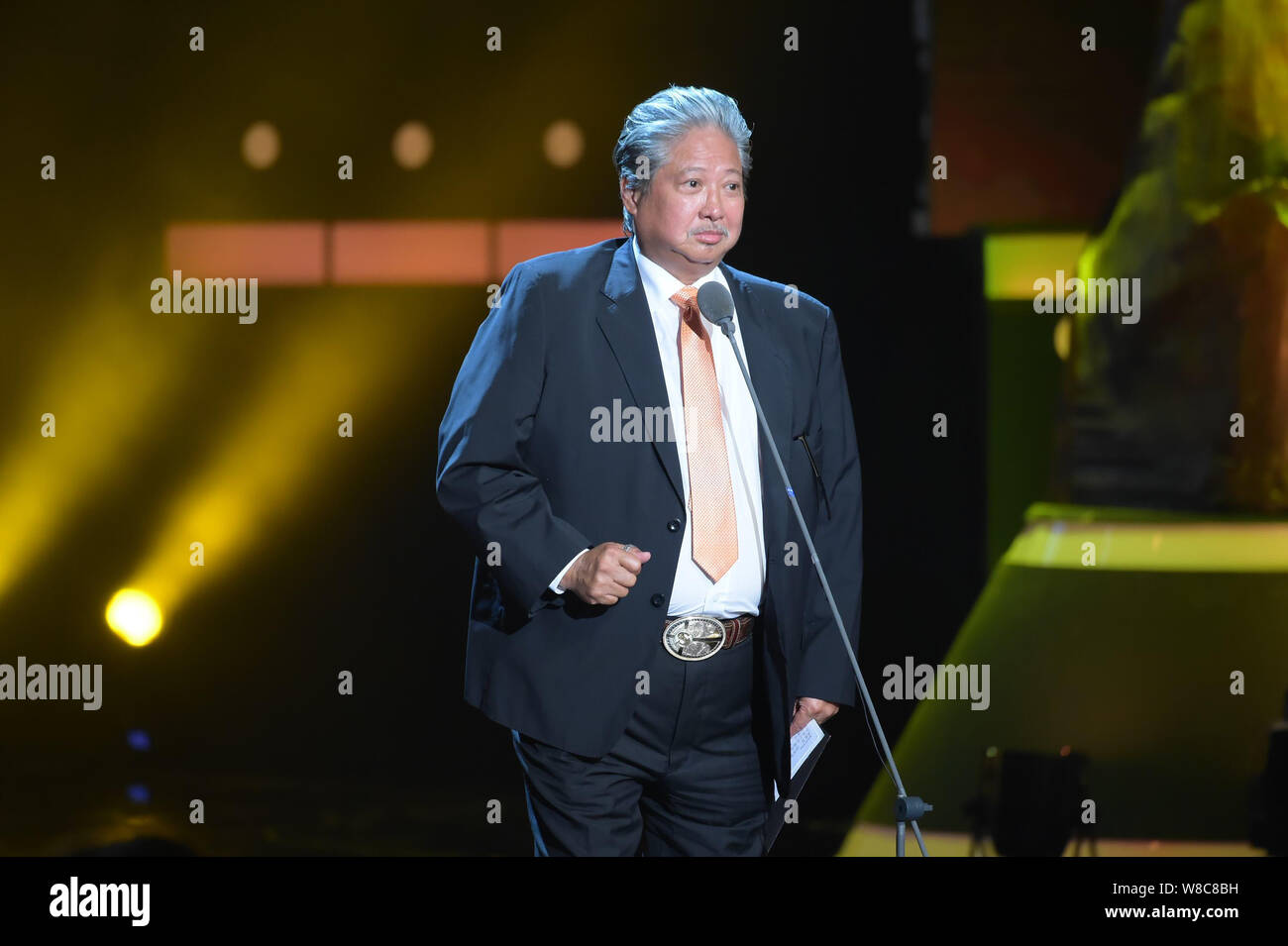 Hong Kong action star Sammo Hung attends the award ceremony for the ...