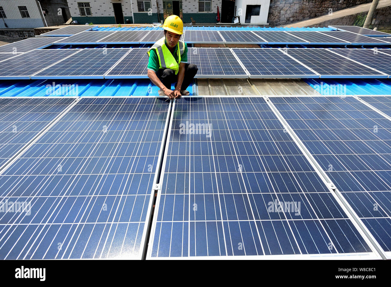 Photoelectric panels hi-res stock photography and images - Alamy