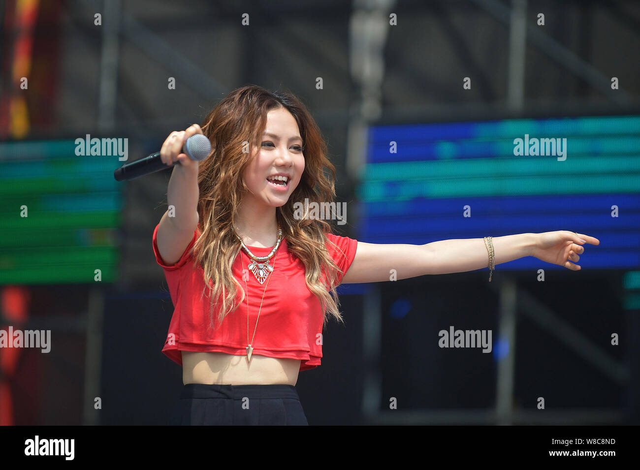 Hong Kong singer Gloria Tang, better known by her stage name G.E.M ...