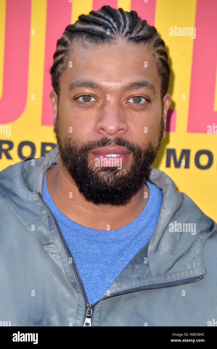 Los Angeles, USA. 07th Aug, 2019. DeRay Davis at the premiere of the ...