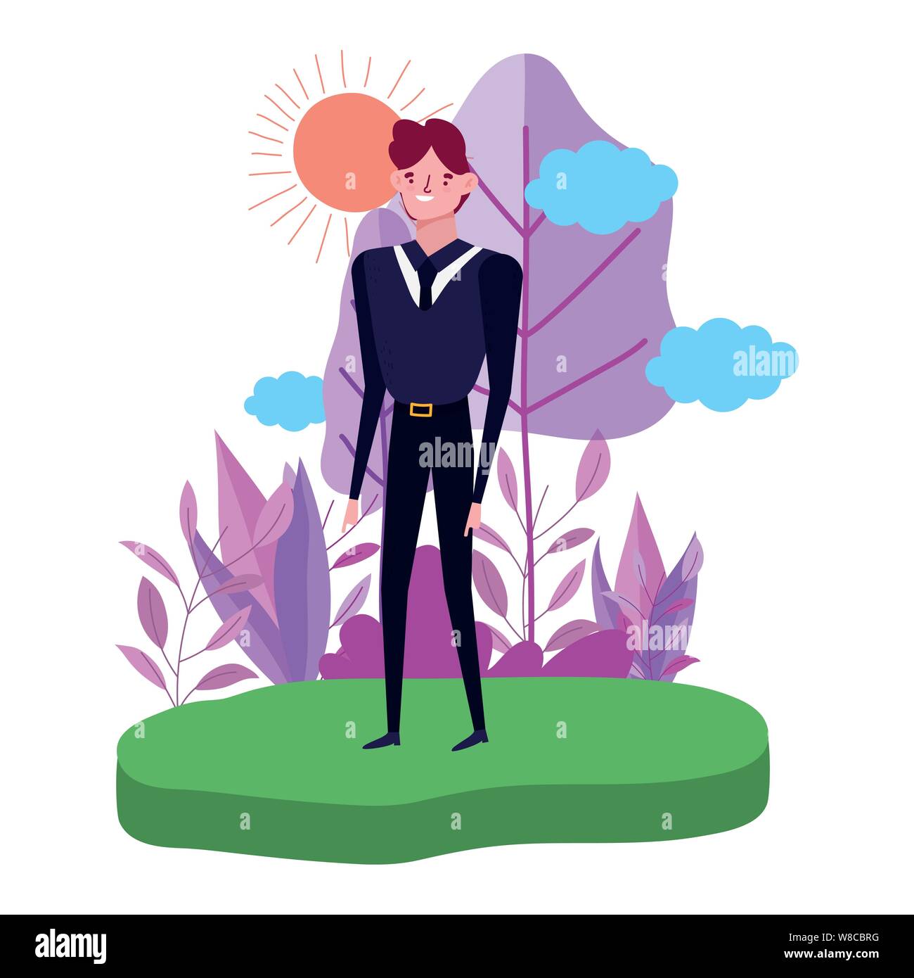 Avatar of a man design, Boy male person human and attractive theme ...