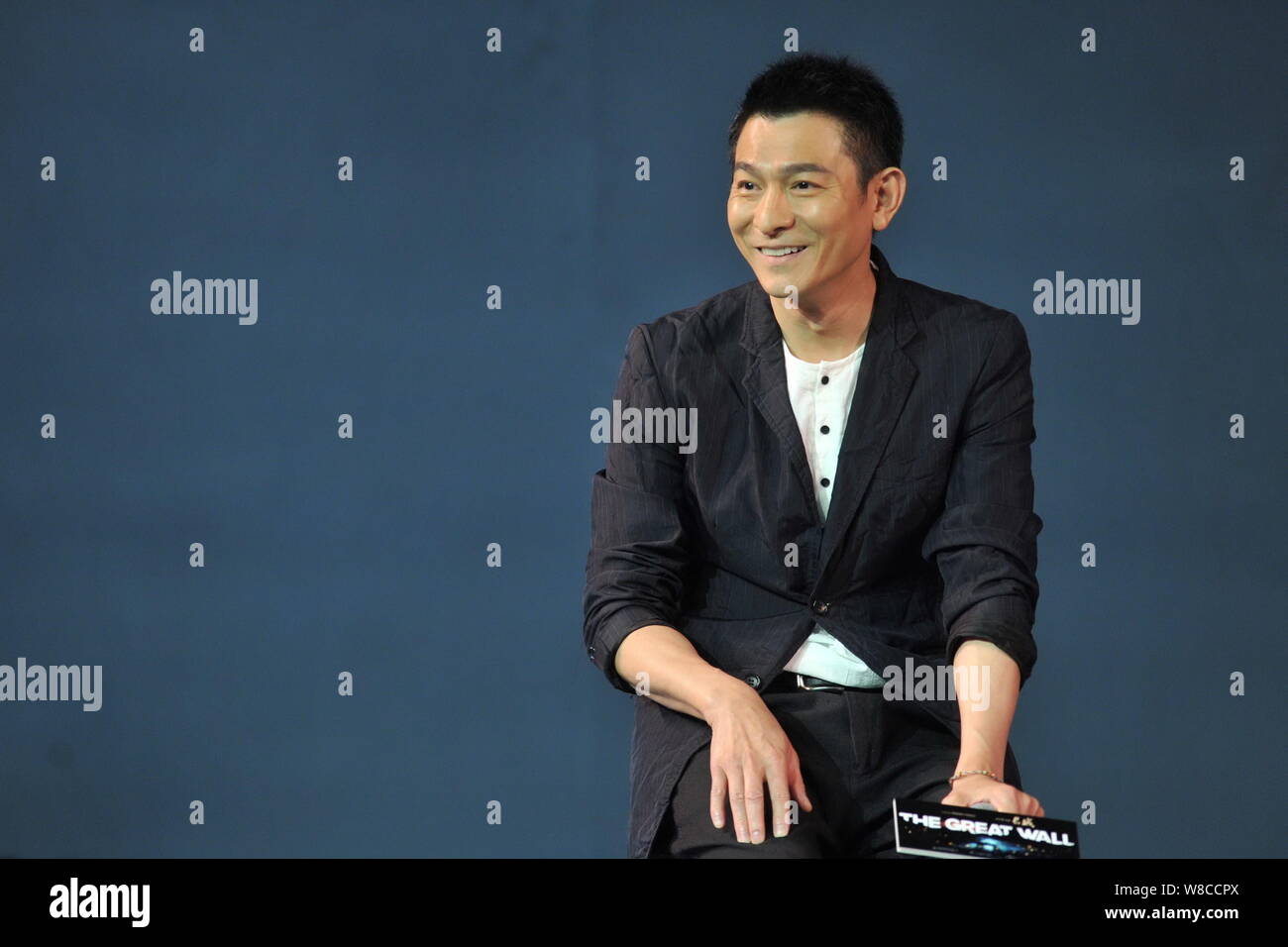 Hong Kong singer and actor Andy Lau attends a press conference for his ...