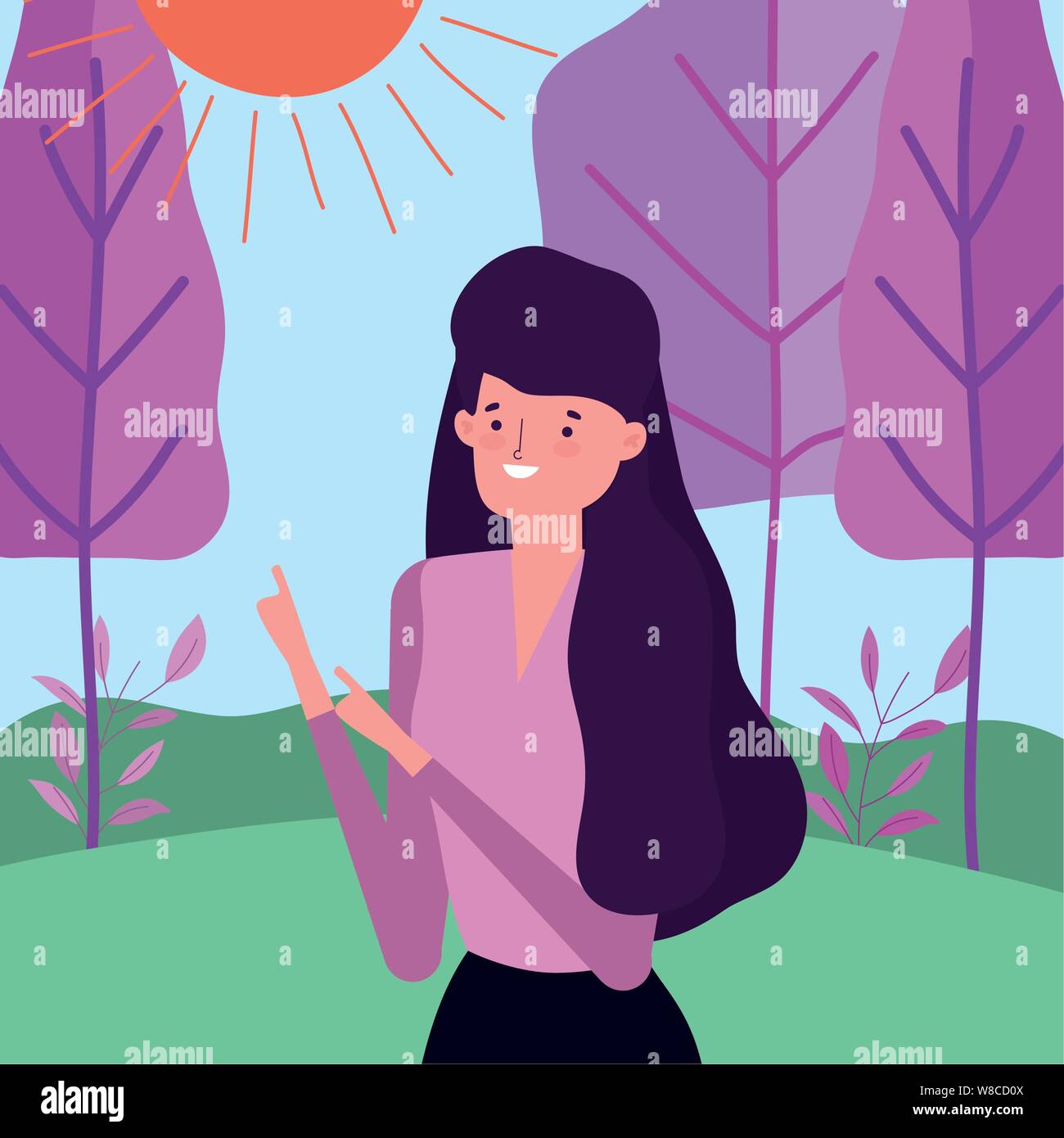 Avatar of a fashion woman design, Girl female person human and beauty ...