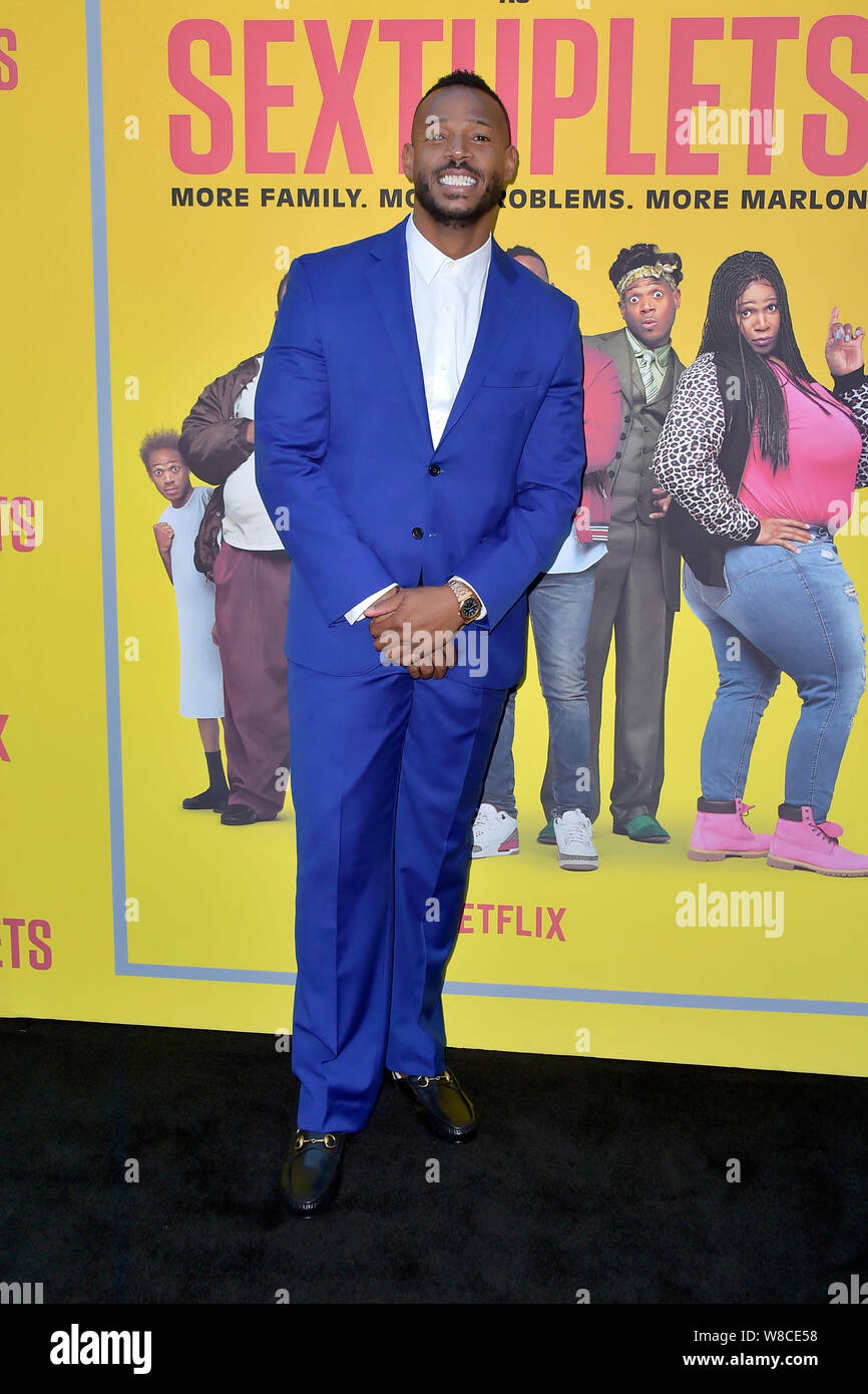 Marlon Wayans at the premiere of the Netflix movie 'Sextuplets/One of ...