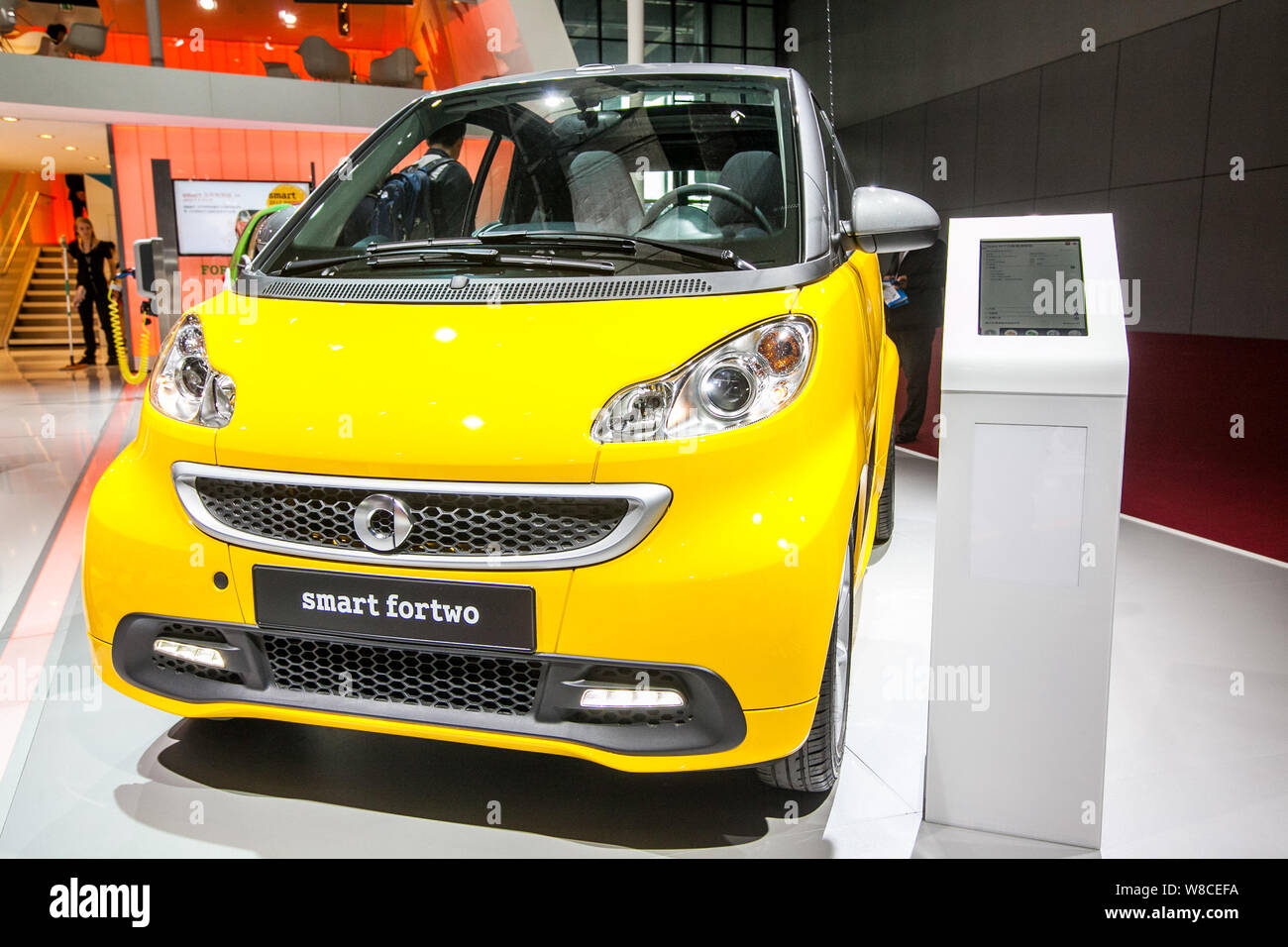 --FILE--A Smart fortwo of Mercedes-Benz is on display during the 16th ...