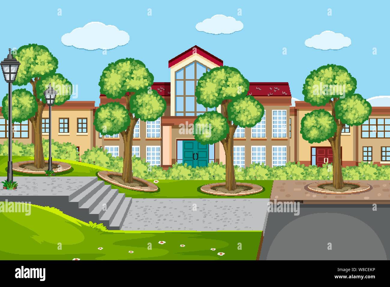 Natural stair structure Stock Vector Images - Alamy