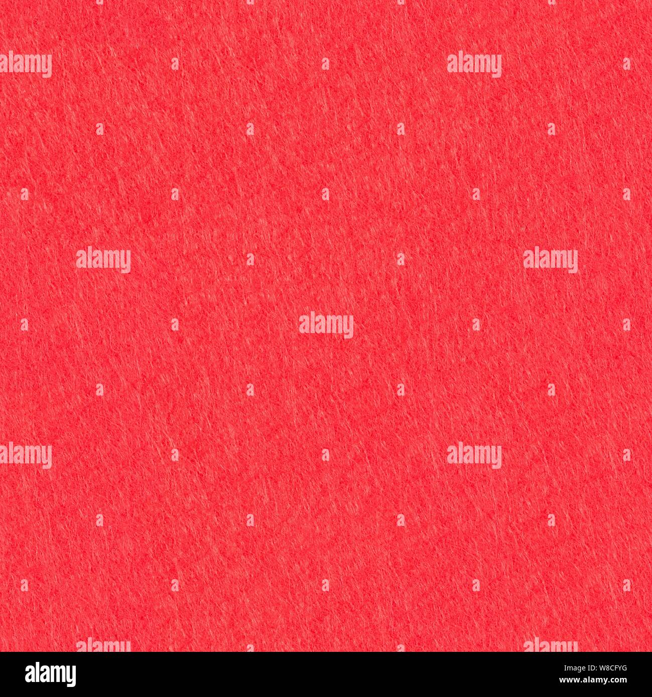 Natural red felt background. Seamless square texture, tile ready Stock ...