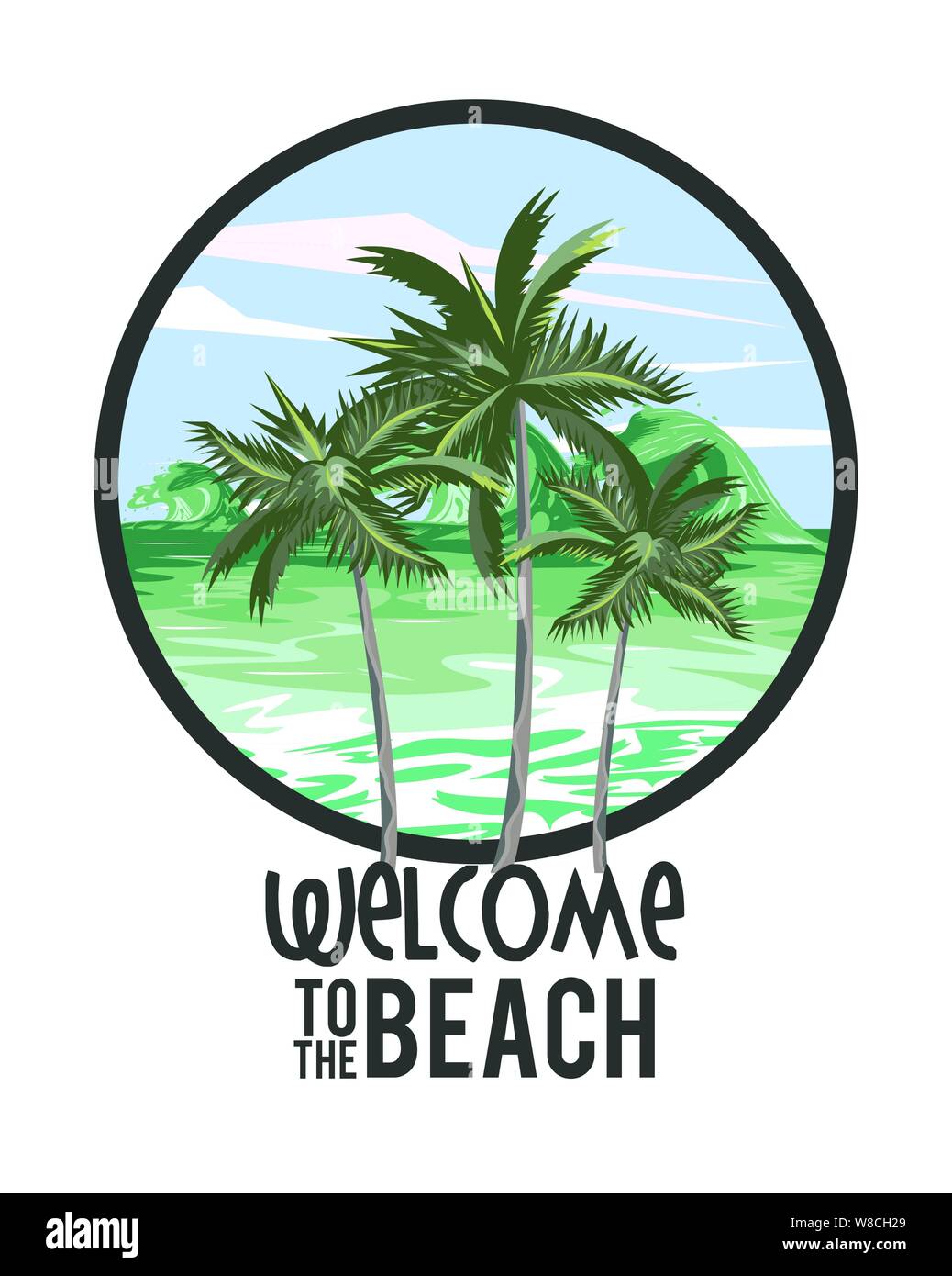 Welcome to resort Cut Out Stock Images & Pictures - Alamy
