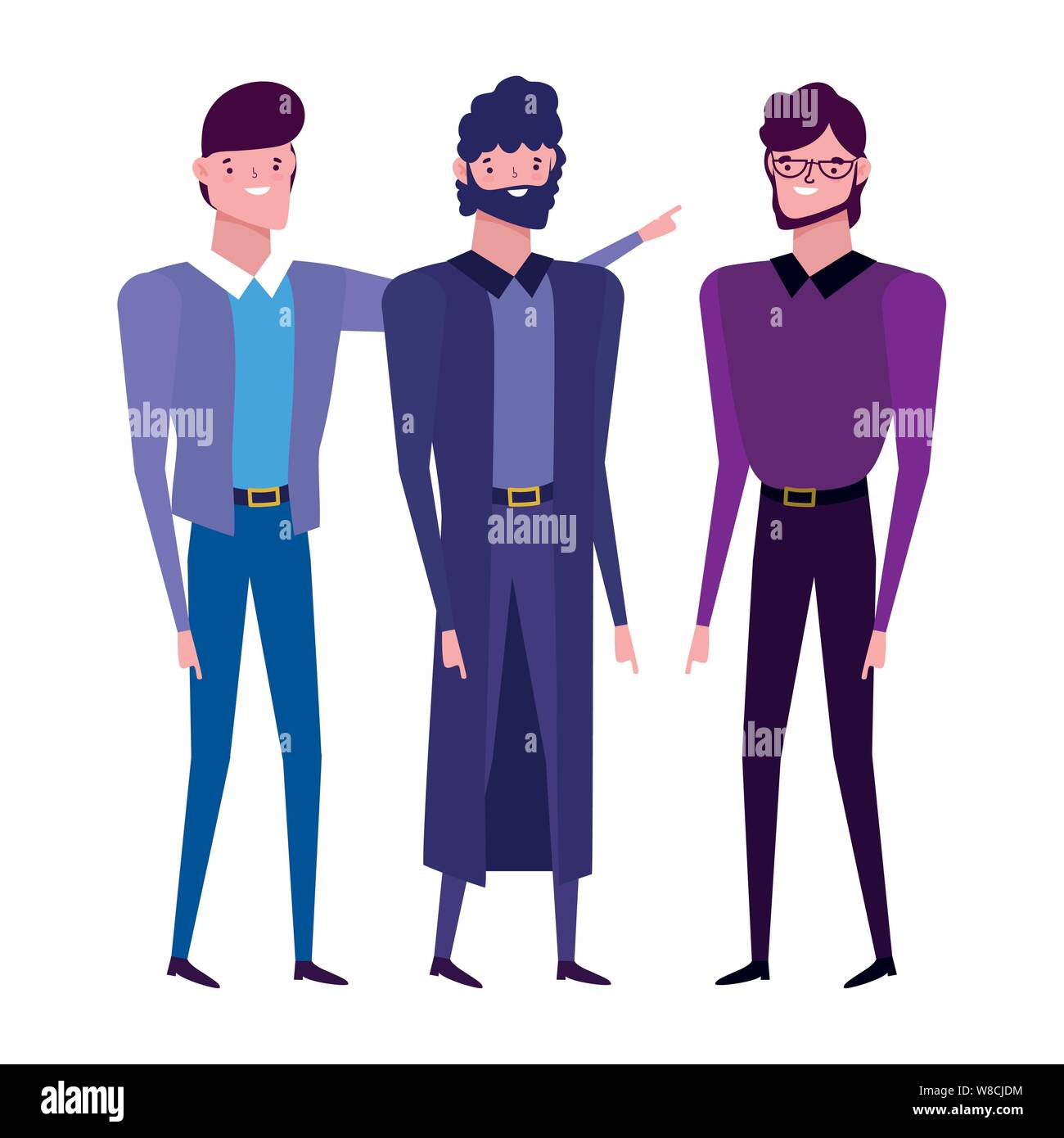 Avatar men design, Boy male person human and attractive theme Vector ...