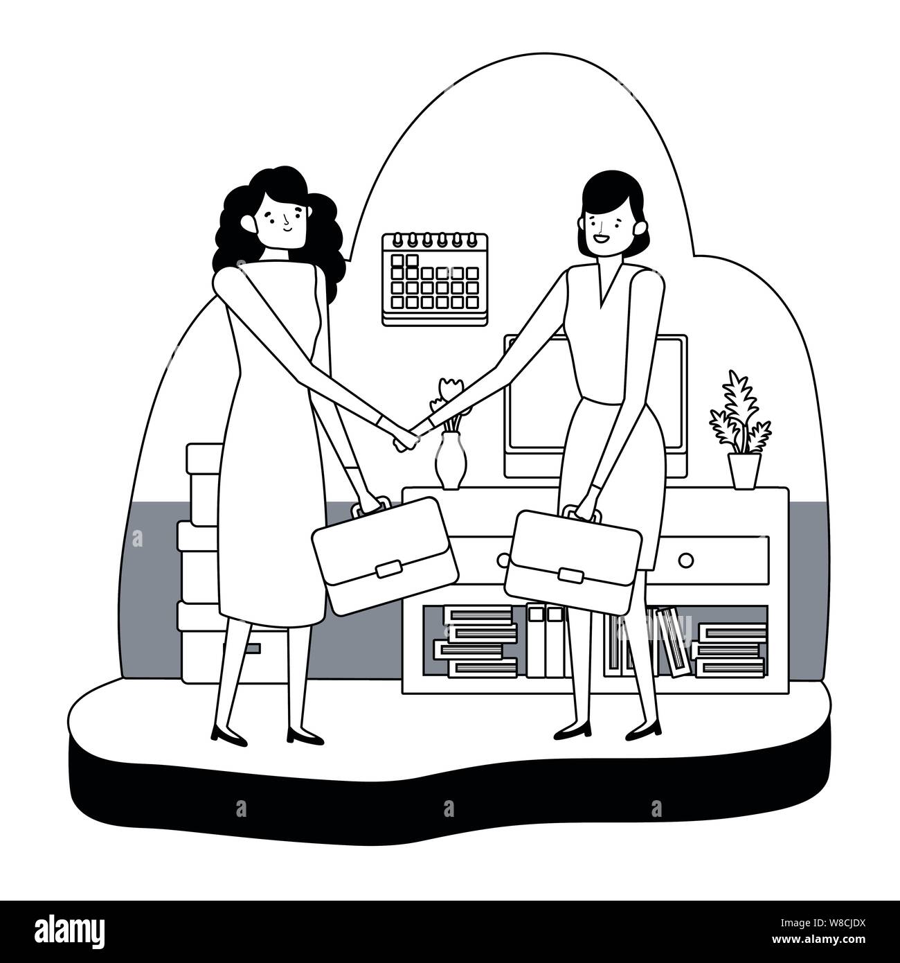 Businesswoman design, Woman business management corporate job ...