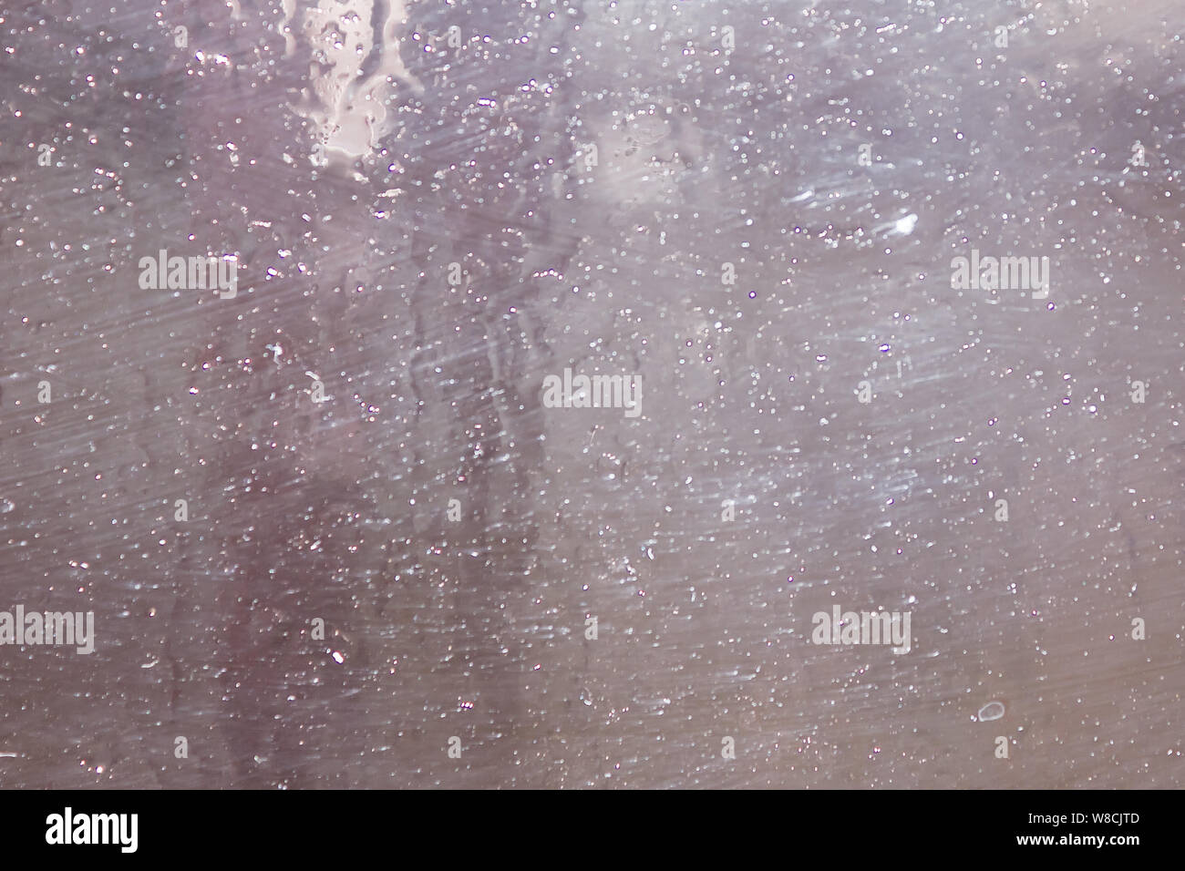 Rain Drops On Surface of wet Window Glass pane In Rainy Season ...