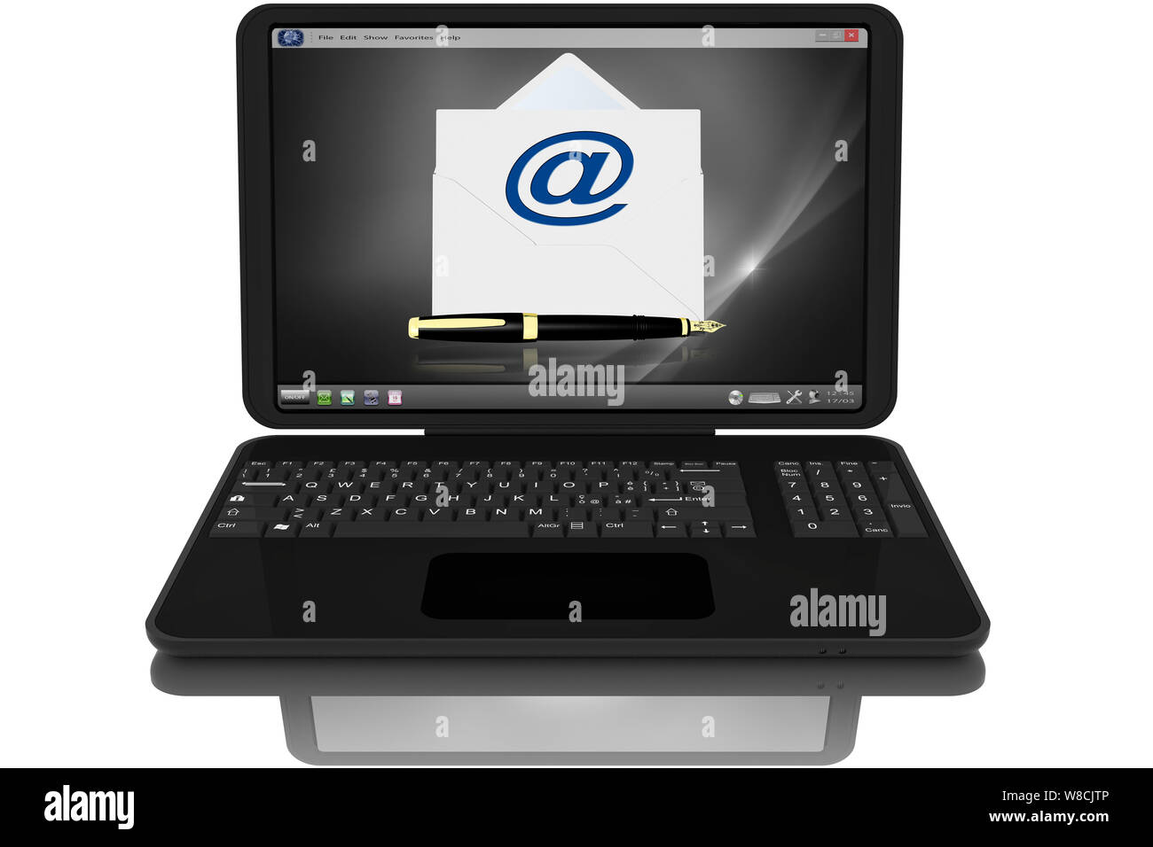 E mail screen hi-res stock photography and images - Alamy