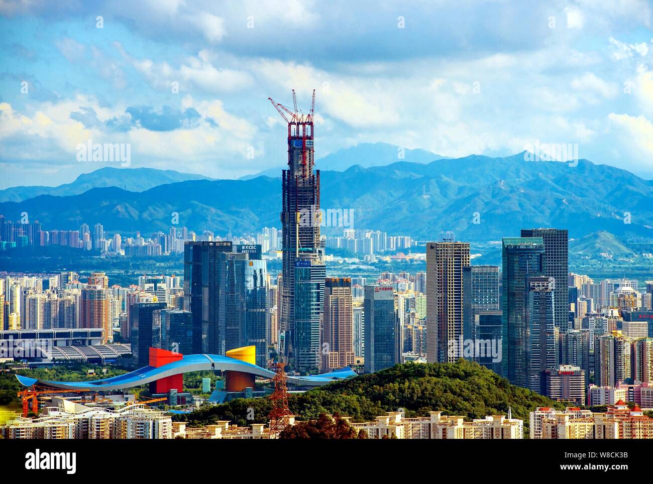--FILE--View of the Ping An International Finance Center (IFC) Tower ...
