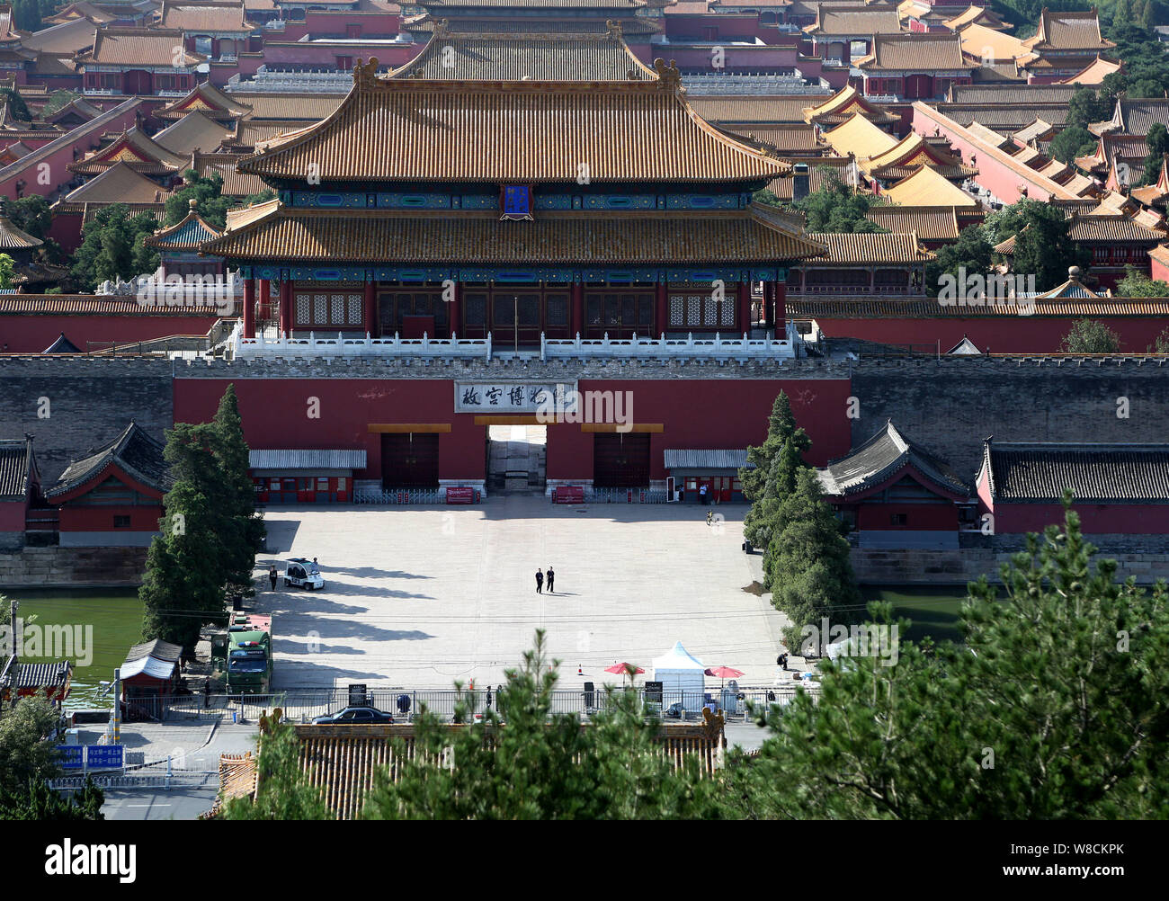 --FILE--View of the Palace Museum, also known as the Forbidden City, in ...