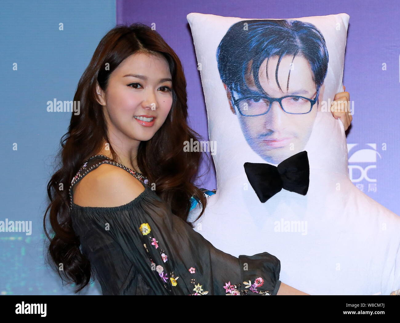 Hong Kong actress Fiona Sit poses during a press conference for her new ...