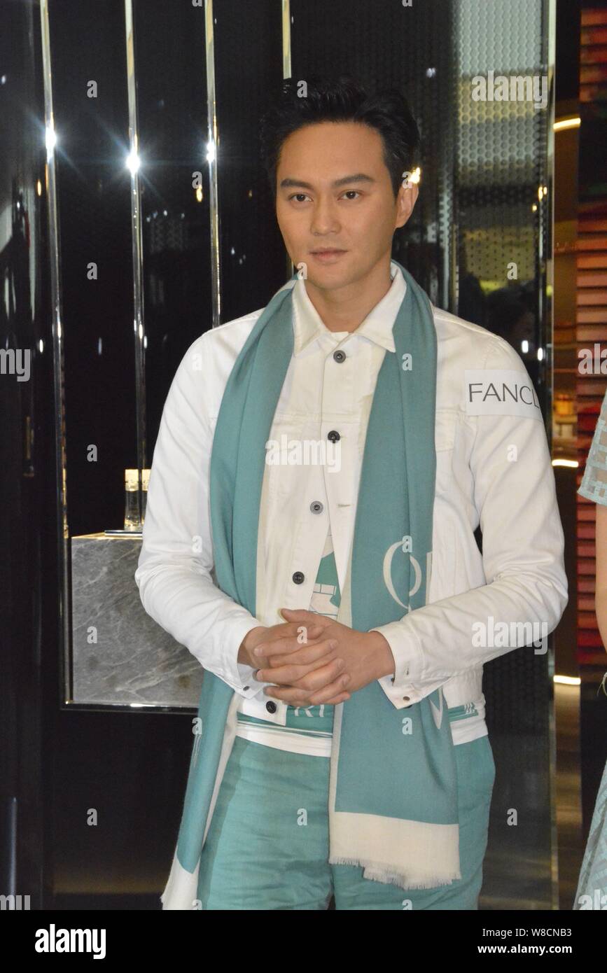 Hong Kong actor Julian Cheung attends the opening ceremony for Fancl's ...