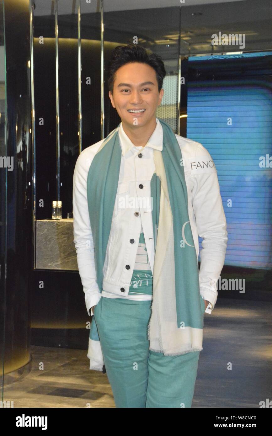 Hong Kong actor Julian Cheung attends the opening ceremony for Fancl's ...