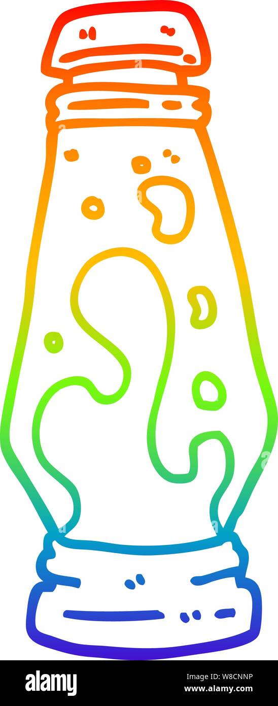 Hand drawn cartoon lava lamp Stock Vector Images - Alamy