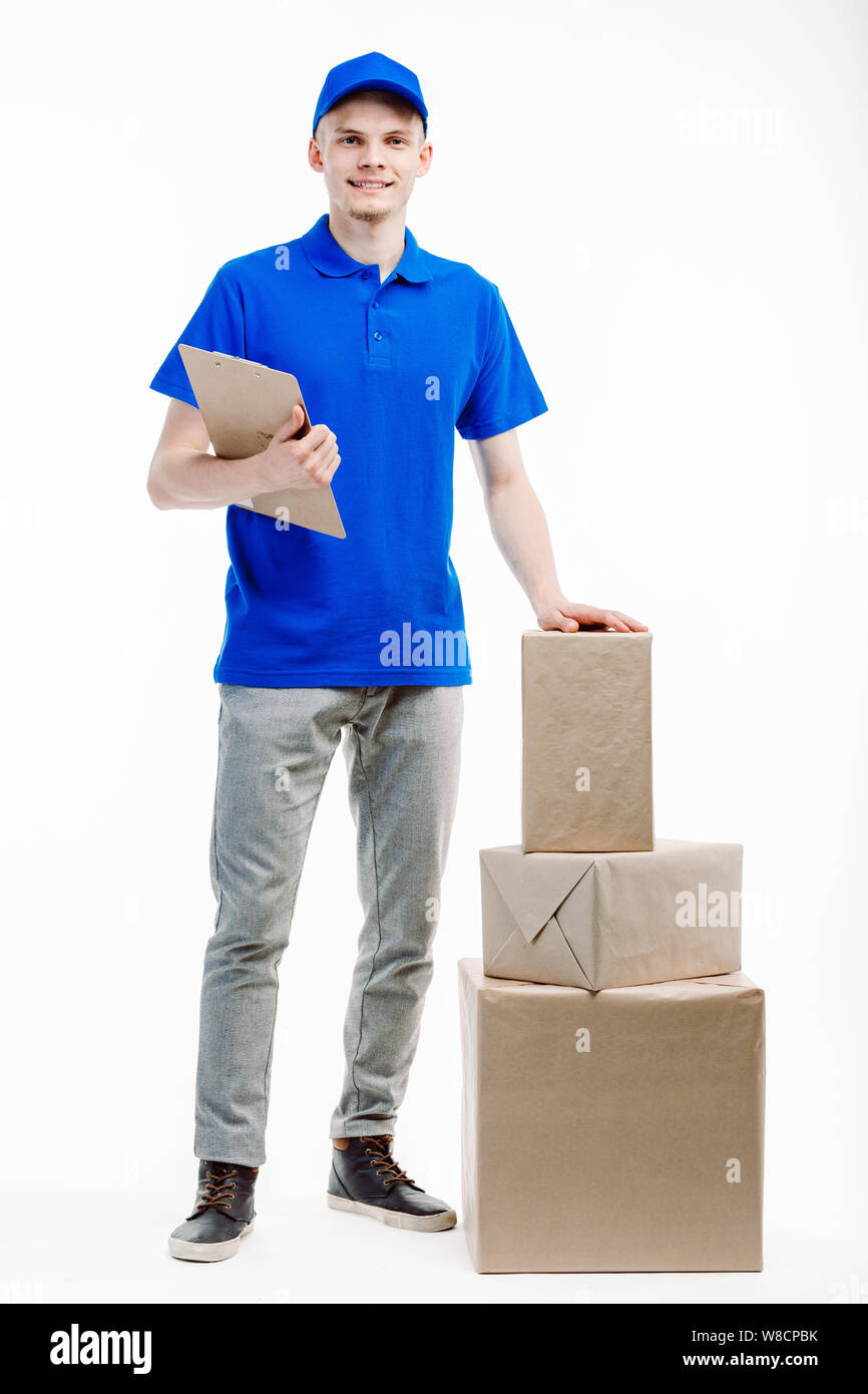Stack of parcels hi-res stock photography and images - Alamy