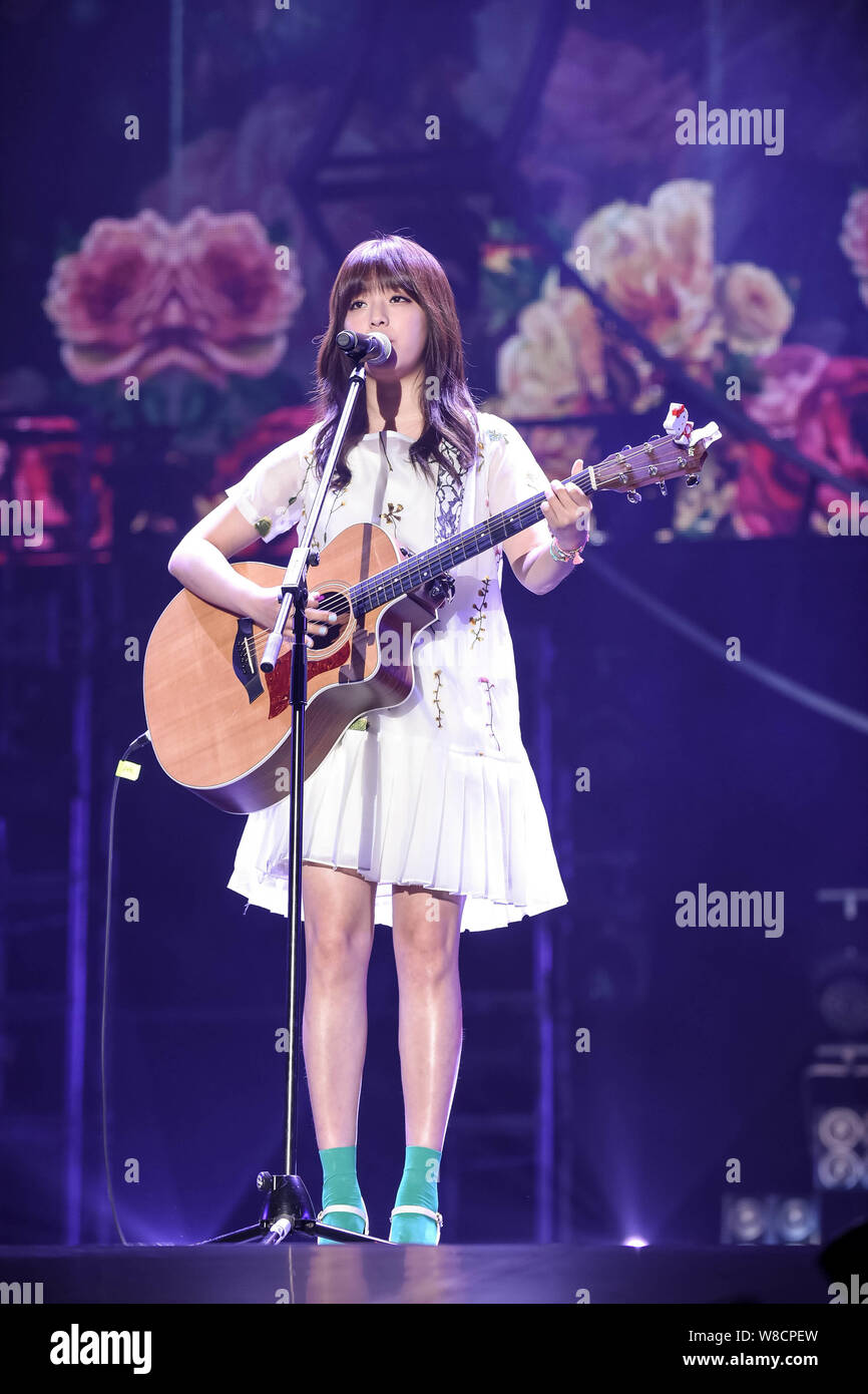 South Korean singer Choi Jun-hee, better known by her stage name Juniel ...