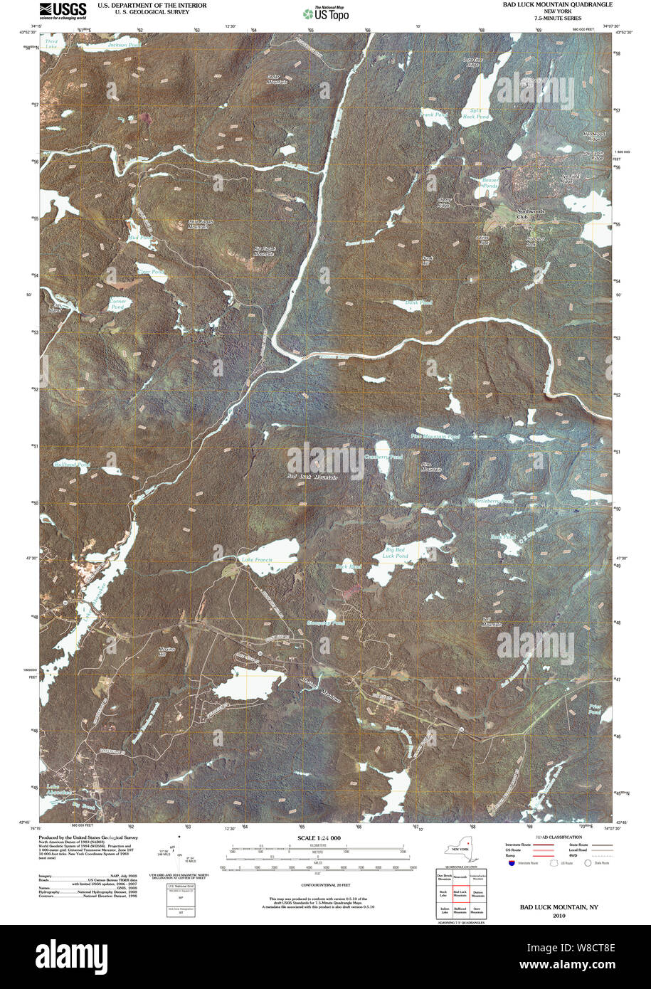 This image map depicts geographic features on the surface of the earth ...