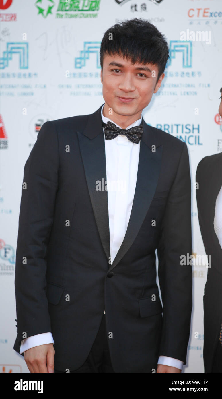 Hong Kong actor Leo Ku poses on the red carpet for the 3rd China ...