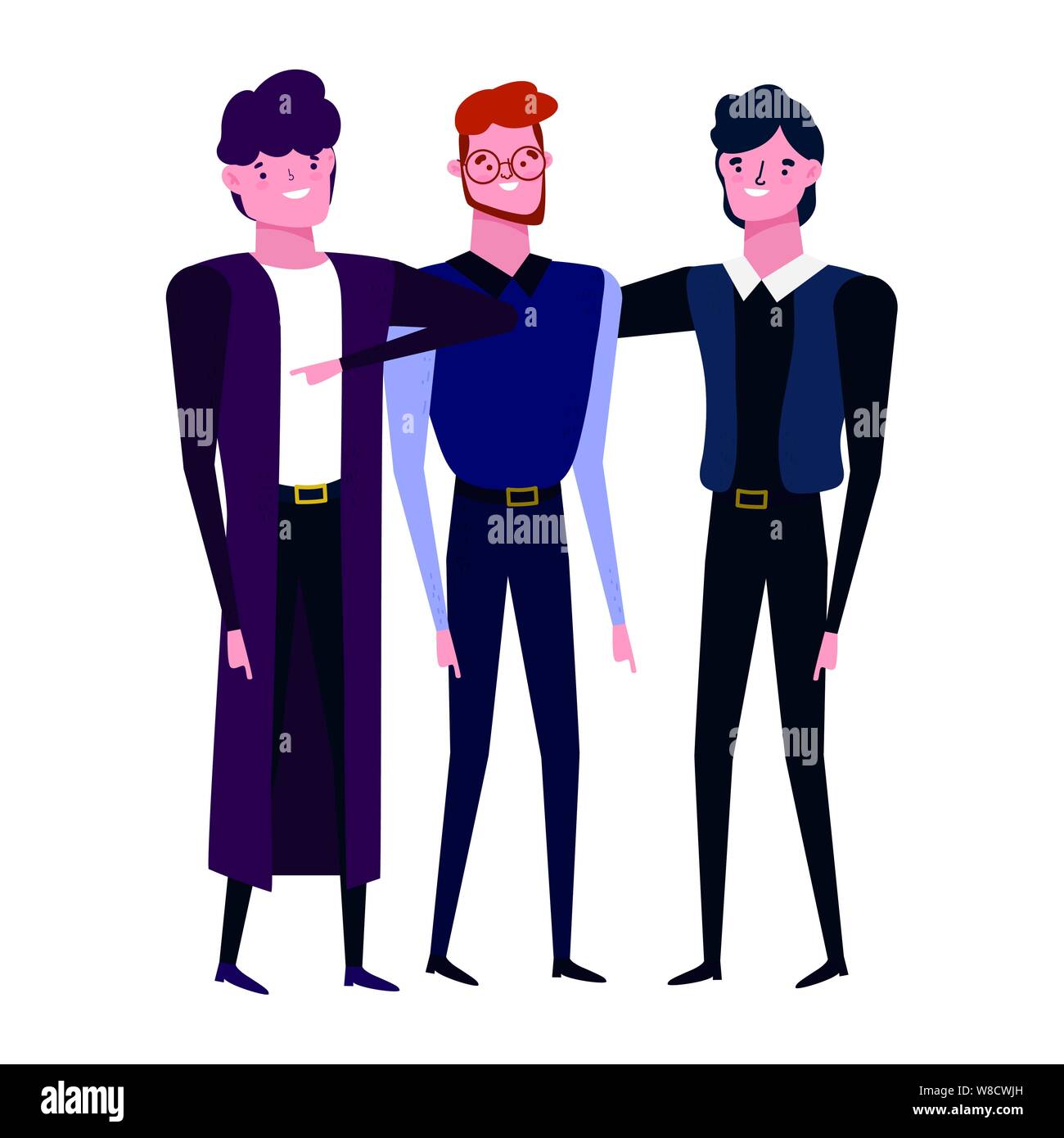 Avatar men design, Boy male person human and attractive theme Vector ...