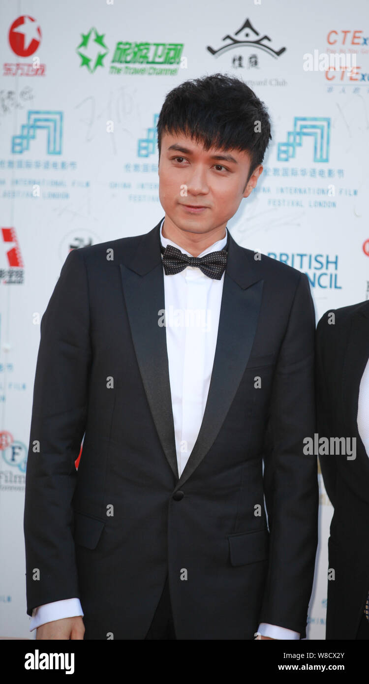 Hong Kong actor Leo Ku poses on the red carpet for the 3rd China ...