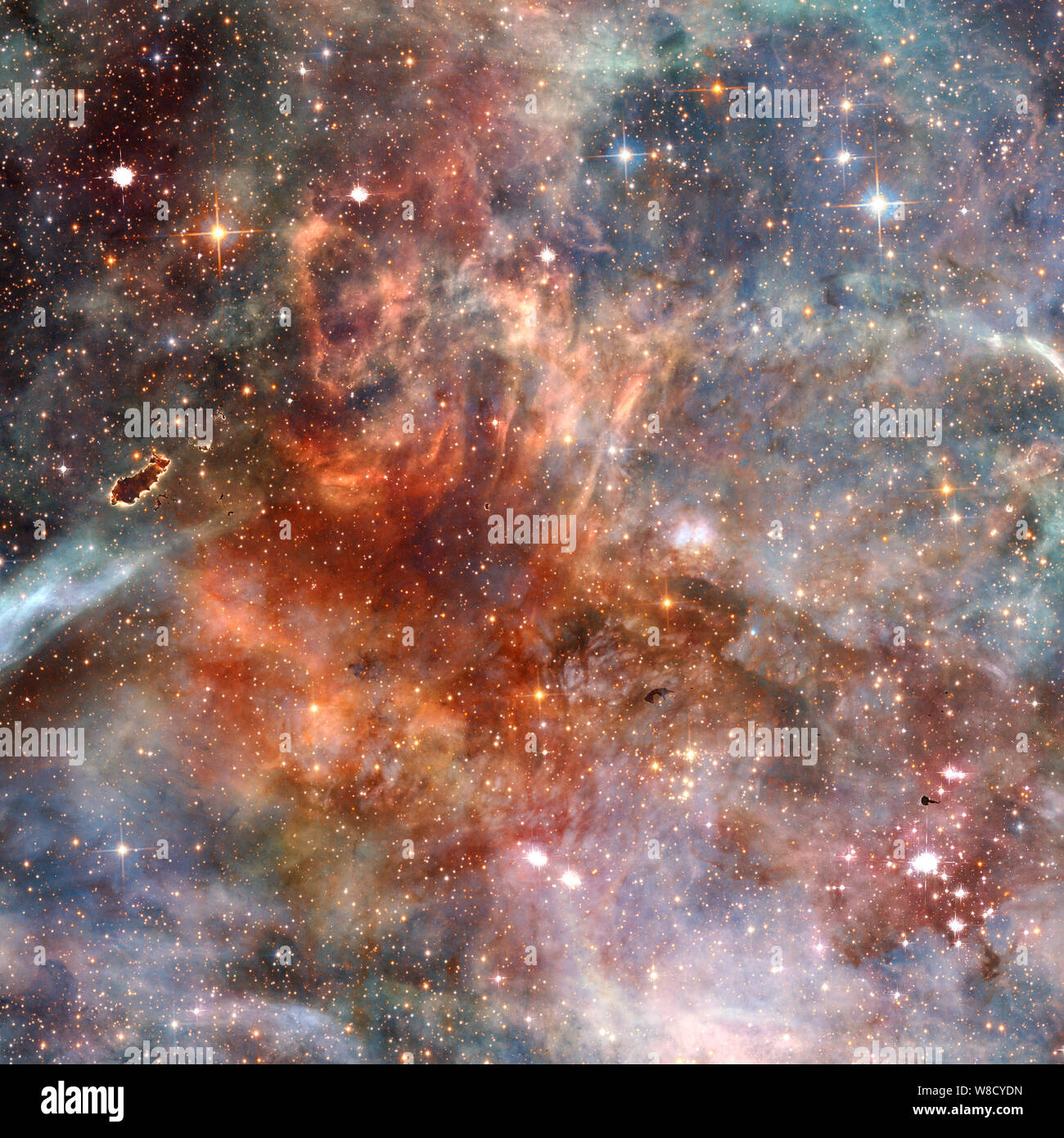 Beauty of endless cosmos. Science fiction wallpaper. Elements of this ...