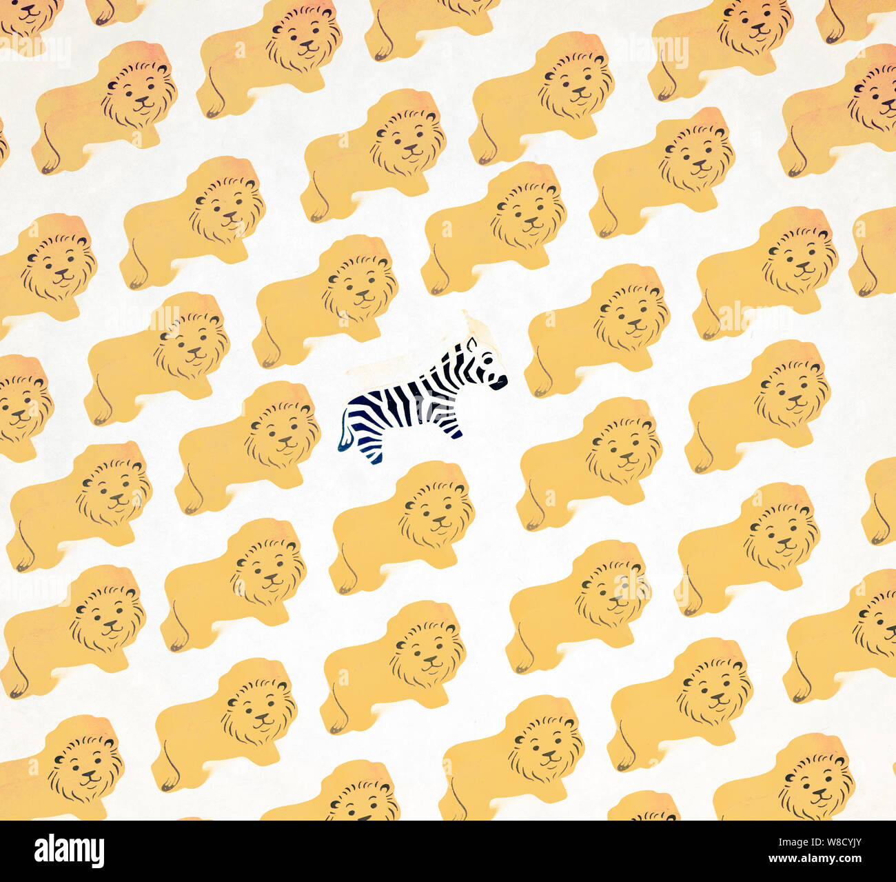 against the odds concept image isolated Stock Photo - Alamy