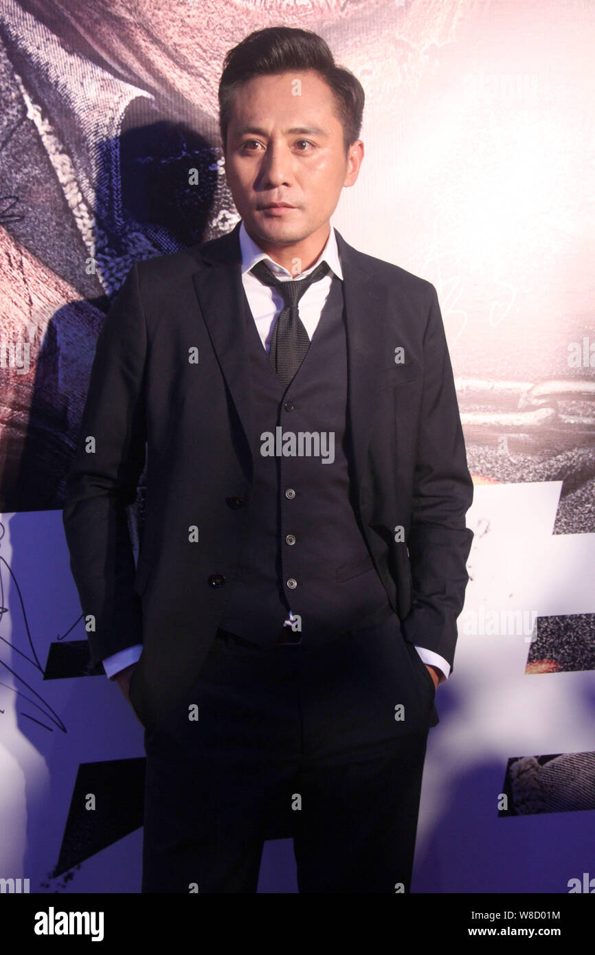 Chinese actor Liu Ye poses during the premiere for his new movie ...